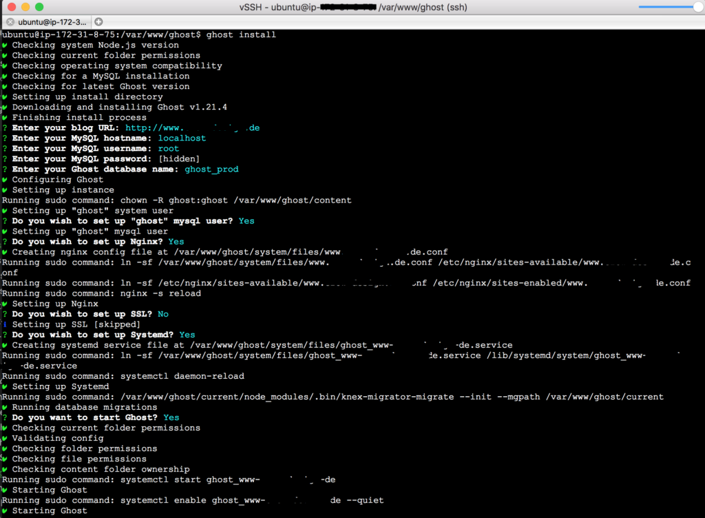 Ghost Blog auf AWS EC2 Instanz deployen - Digitale Wunderwelt